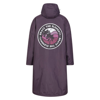 Mountain Warehouse Womens/Ladies Tidal Waterproof Changing Robe Purple (XL)
