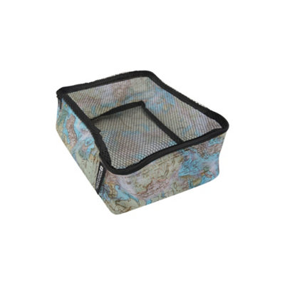 Mountain Warehouse World Map Packing Organiser (Pack of 3) Brown (One Size)