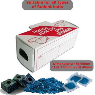 Mouse Bait Box Cardboard Mouse Boxes for Monitoring of Poison Mice Bait ...