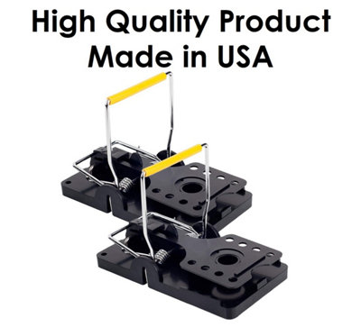 Mouse Snap Traps Easy Reusable Pest Control Trap (Pack of 4)