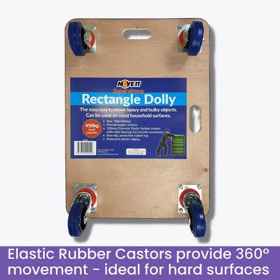 Move-It Large Heavy-Duty Dolly Trolley, 450kg Load Capacity for Moving ...