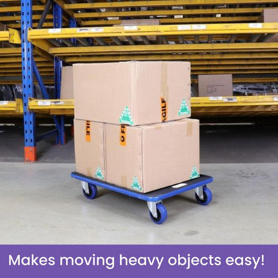 Move-It Large Heavy-Duty Dolly Trolley, 450kg Load Capacity for Moving ...