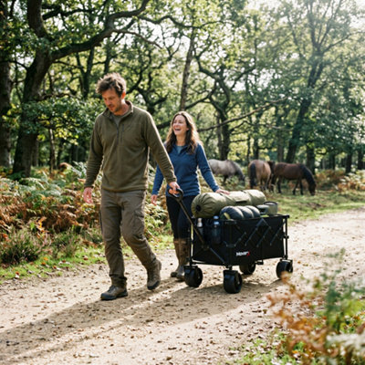 Buy MoverX 200L Festival Trolley, Folding Wagon, Portable Camping Cart ...
