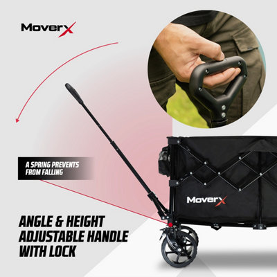 MoverX 200L Festival Trolley, Folding Wagon, Portable Camping Cart ...