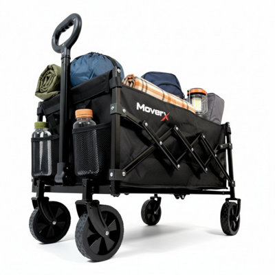 MoverX 70L / 100kg Festival Trolley, Folding Camping Cart Wagon