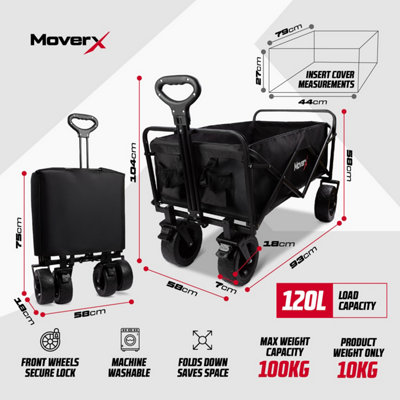 MoverX Festival Trolley, Folding Wagon, Portable Camping Cart ...