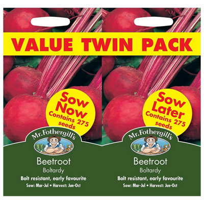 Mr. Fothergills Beetroot Boltardy Bumper Pack Seeds