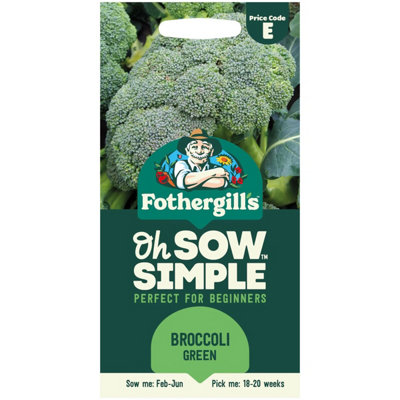 Mr. Fothergills Oh Sow Simple Broccoli Green Seeds