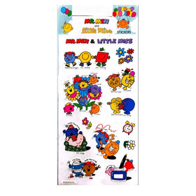 Mr Men & Little Miss Stickers Multicoloured (One Size)