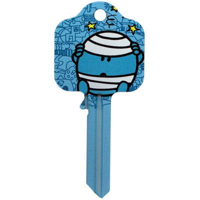 Mr Men Mr Bump Door Key Blue (One Size)