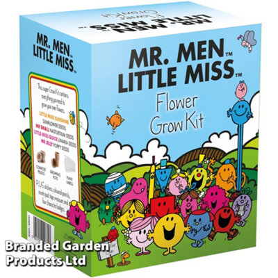 Mr Men Seed Grow Kit - Flower Seed x 1 - Ideal Gift
