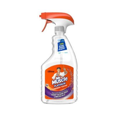 Mr Muscle Platinum Shower Shine Sprays 500ml - Pack of 10