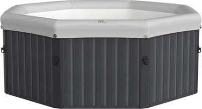 MSpa FRAME Tuscany 4-6 Person Octagon Bubble Spa, UVC+, without Ozone ...