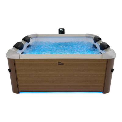 MSpa Oslo 4-6 Person Portable Hot Tub - 13A Plug & Play - Amber