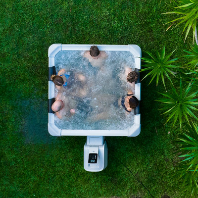 MSpa Oslo 4-6 Person Portable Hot Tub - 13A Plug & Play - Amber