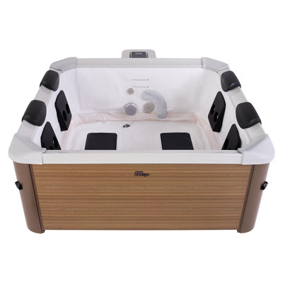 MSpa Oslo 4-6 Person Portable Hot Tub - 13A Plug & Play - Amber