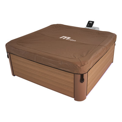 MSpa Oslo Amber 4-6 Person Portable Modular DIY Hot Tub WiFi Control ...