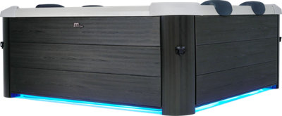 MSPA OSLO PLUS XXL 4-6 PERSON PORTABLE MODULAR DIY HOT TUB WIFI CONTROL ...