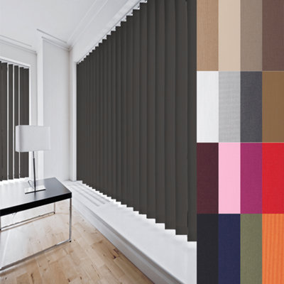 MTM Complete Vertical Blind Dim-out Up To 120cm Up To 160cm Chained