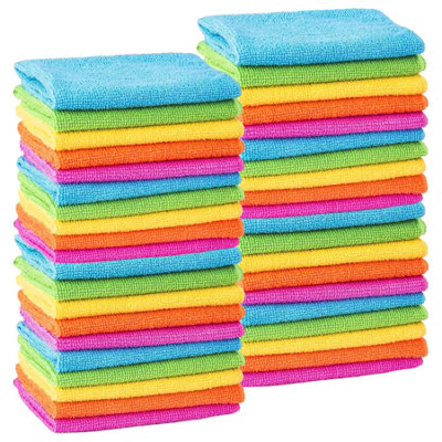 MTS Microfibre Cleaning Cloths Towels Rags Dusters Home Kitchen Washing ...