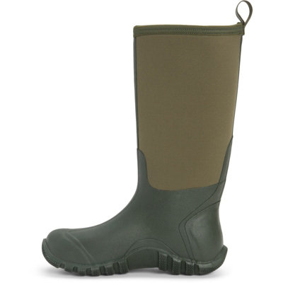 Muck Boots Edgewater Hi Patterned Wellington Moss