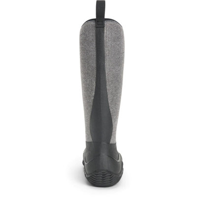 Muck Boots Hale Wellingtons Black W/ Fuzzy Herringbone