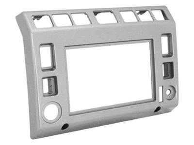 MUD DOUBLE DIN CONSOLE PANEL RADIO FASCIA DASHBOARD FITS DEFENDER 2.5 ...