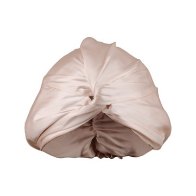 Mulberry Silk Nightcap Sleeping Hat Pink