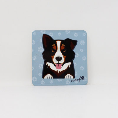 Mulberry Studios Pet Coaster Border Collie Tricolor