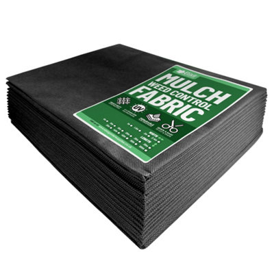 Mulch Weed Control Membrane Fabric & Ground Landscaping Cover 1m x 50m