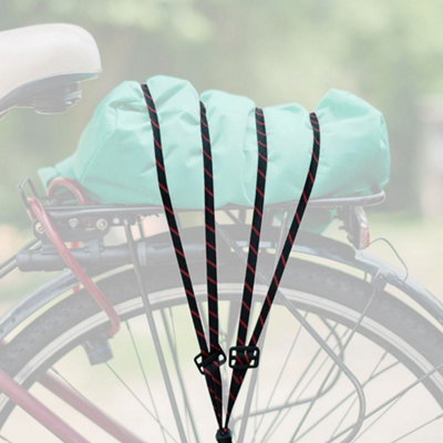 Multi-Arm Rubber Bungee Spider Hook - Black Elastic for Bike Loads