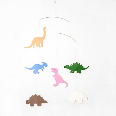 Multi-Coloured Paper Dinosaur Mobile | DIY at B&Q