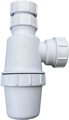 Multi,fit Telescopic Adjustable Bottle Trap , 40mm , 1.1/2' Basin Waste ...