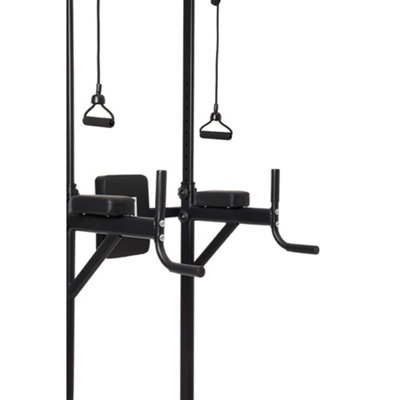 Multi-Functional Adjustable Height Power Tower Dip Station Pull Up Bar ...