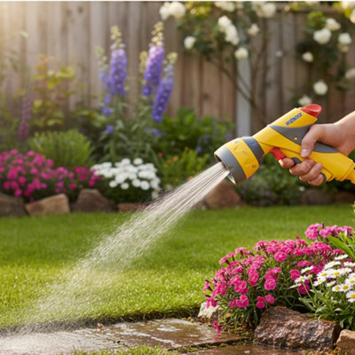 Multi-Jet Spray Gun Plus - 6-Pattern Versatile Garden Spray Gun with ...