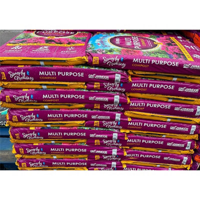 Multi Pack Buy - 3 Bags - Multi Purpose Compost - 40 L Bag | DIY at B&Q
