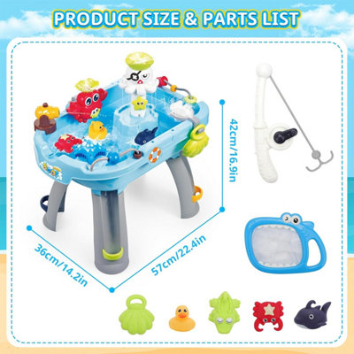 MULTI-PLAY WATER TABLE SET OUTDOOR & INDOOR SENSORY PLAY TABLE