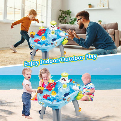 MULTI-PLAY WATER TABLE SET OUTDOOR & INDOOR SENSORY PLAY TABLE