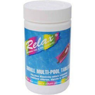Multi Pool Chlorine Tablets Relax 1kg 50 x 20g