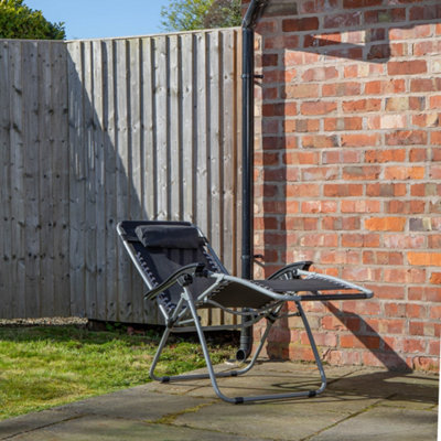 Multi Position Textoline Garden Zero Gravity Relaxer Chair Lounger ...