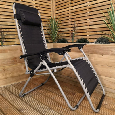 Multi Position Textoline Garden Zero Gravity Relaxer Chair Lounger ...