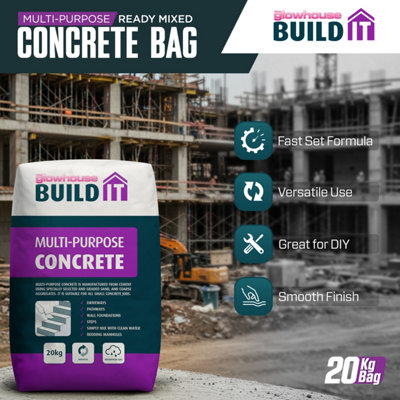Multi-Purpose Concrete Bag Ready Mixed, Just Add Water, Suitable for ...