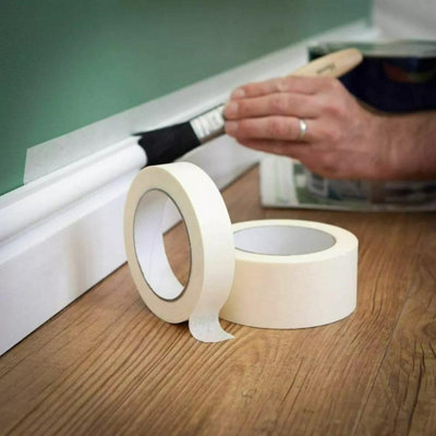 Multi Surface Masking Tape (12 Pack) 45mm x 45m - Perfect for Painting ...