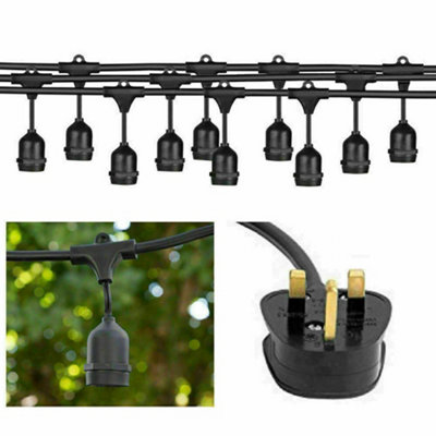Multibao 48ft 15m Heavy Duty Waterproof Outdoor LED String Lights for ...