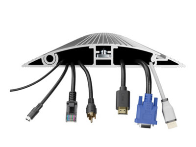 Multibrackets M Cable Floor Cover 139mm x 1100mm - Aluminium