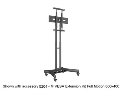 Multibrackets M Public Floorstand Basic 150 with Shelf & Camera Holder, for TVs 32-60"- Black