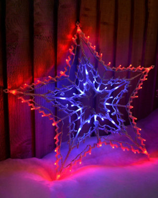 Multicolour Chasing Star Silhouette 51cm