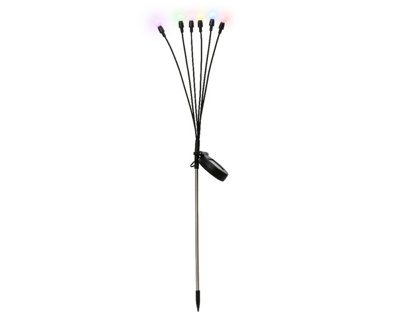 Multicoloured Berry Solar Stake Light Firefly Decorative Garden Path ...