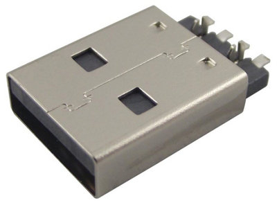 MULTICOMP PRO - Plug, USB, Right Angle, Type A, SMT