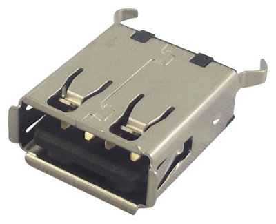 MULTICOMP - USB Socket, Type A USB 2.0, PCB Mount, Vertical